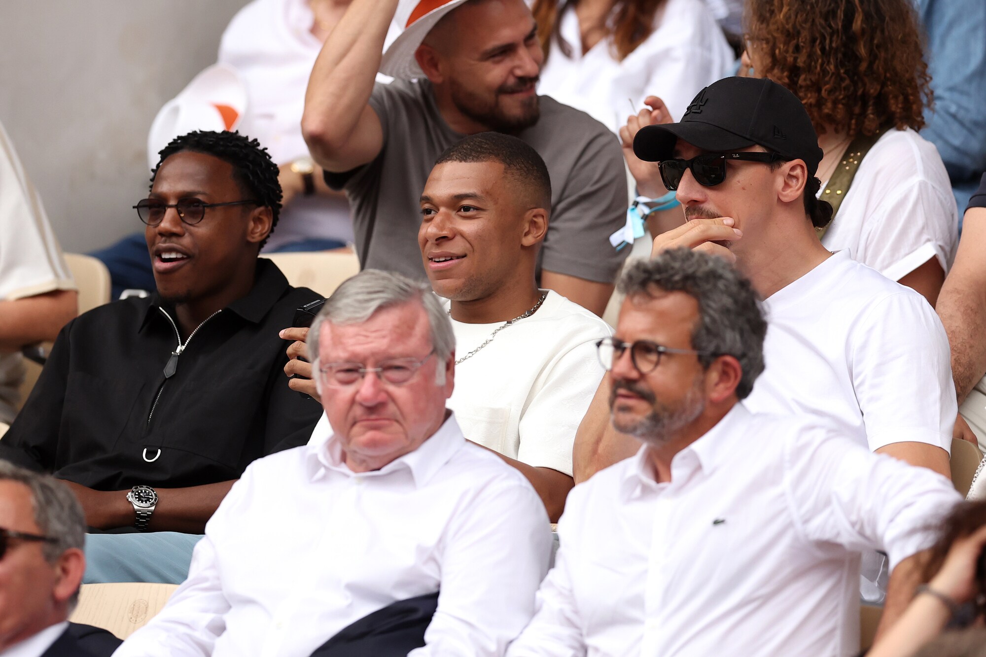 Quanti vip al Roland Garros: da Mbappé a Ibra. Tutte le FOTO