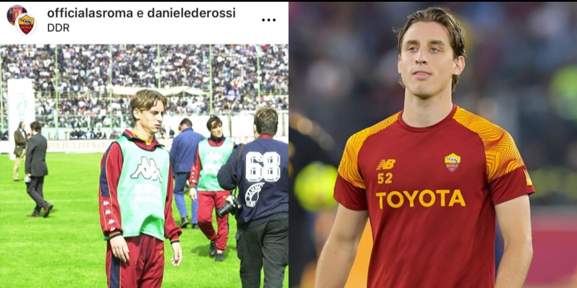 De Rossi e Bove parenti? La somiglianza è clamorosa