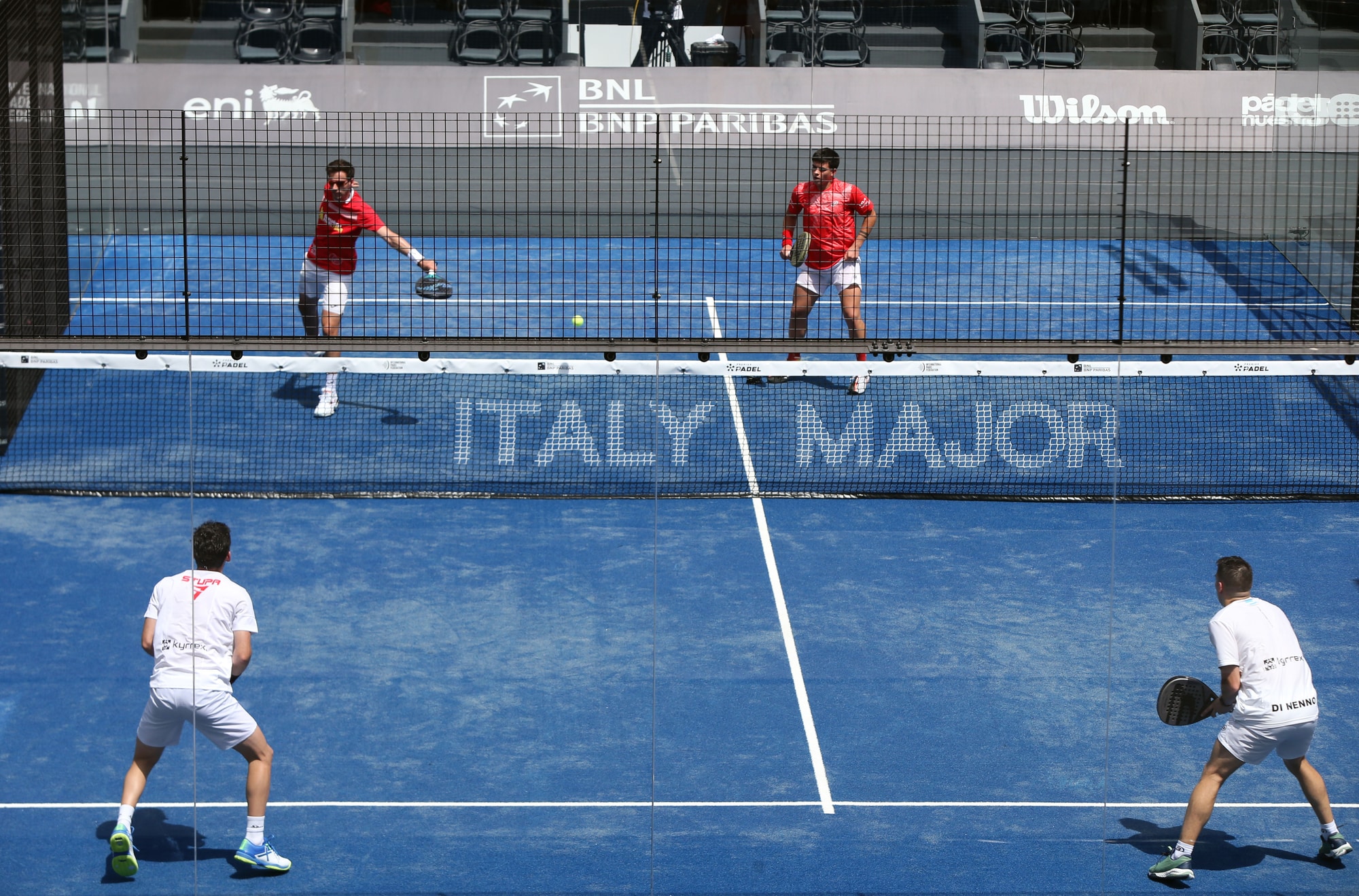 Padel, che spettacolo al Foro italico: in campo i big
