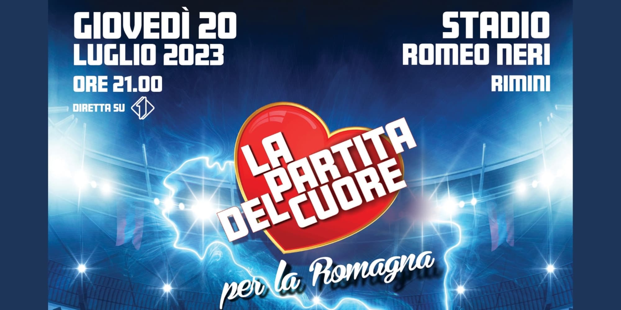 Rimini, Partita del Cuore Romagna 2023: dove vederla e prezzi