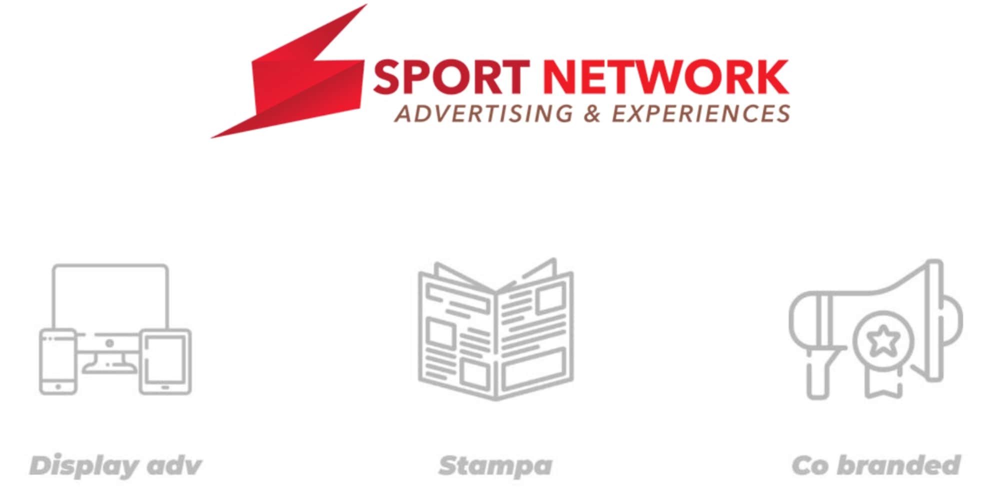 Sport Network, i servizi offerti: display adv, print adv e co-branding
