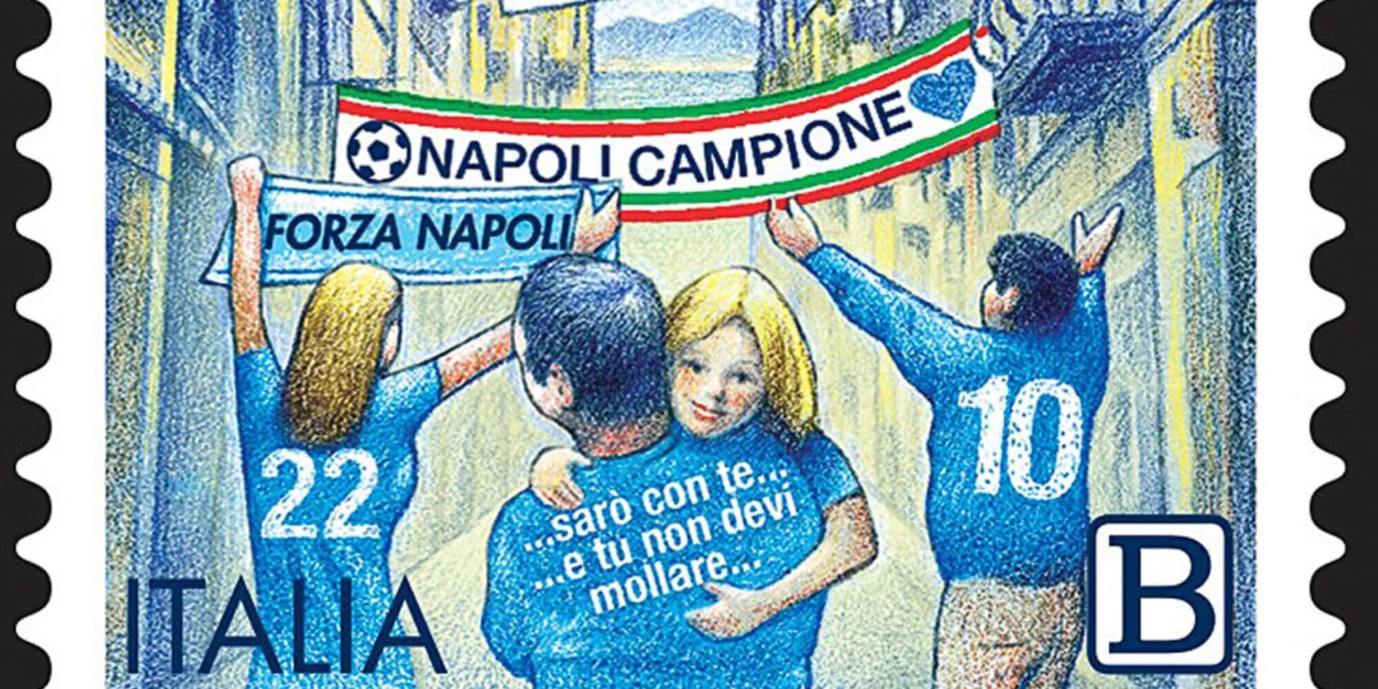 Napoli, i dettagli dell'evento per il francobollo che celebra lo scudetto
