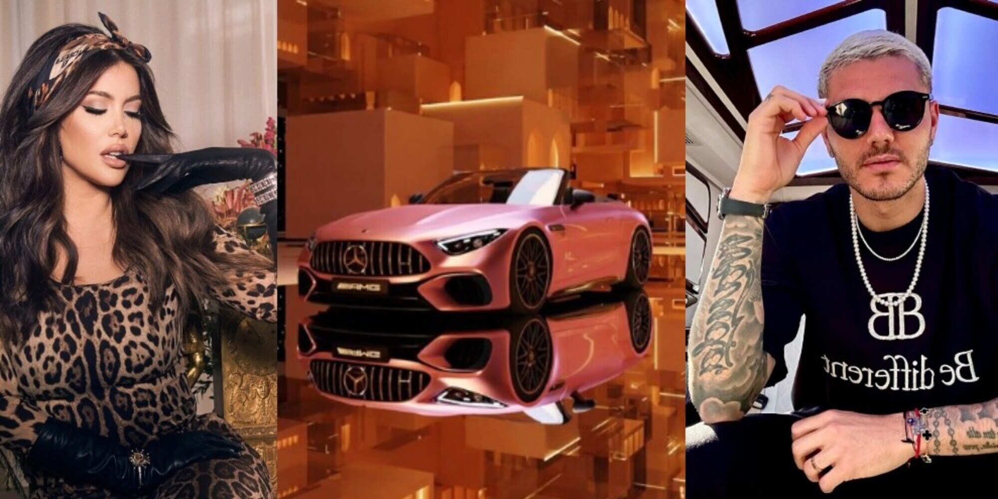 Wanda Nara, una Mercedes rosa Barbie da 200mila euro in arrivo?