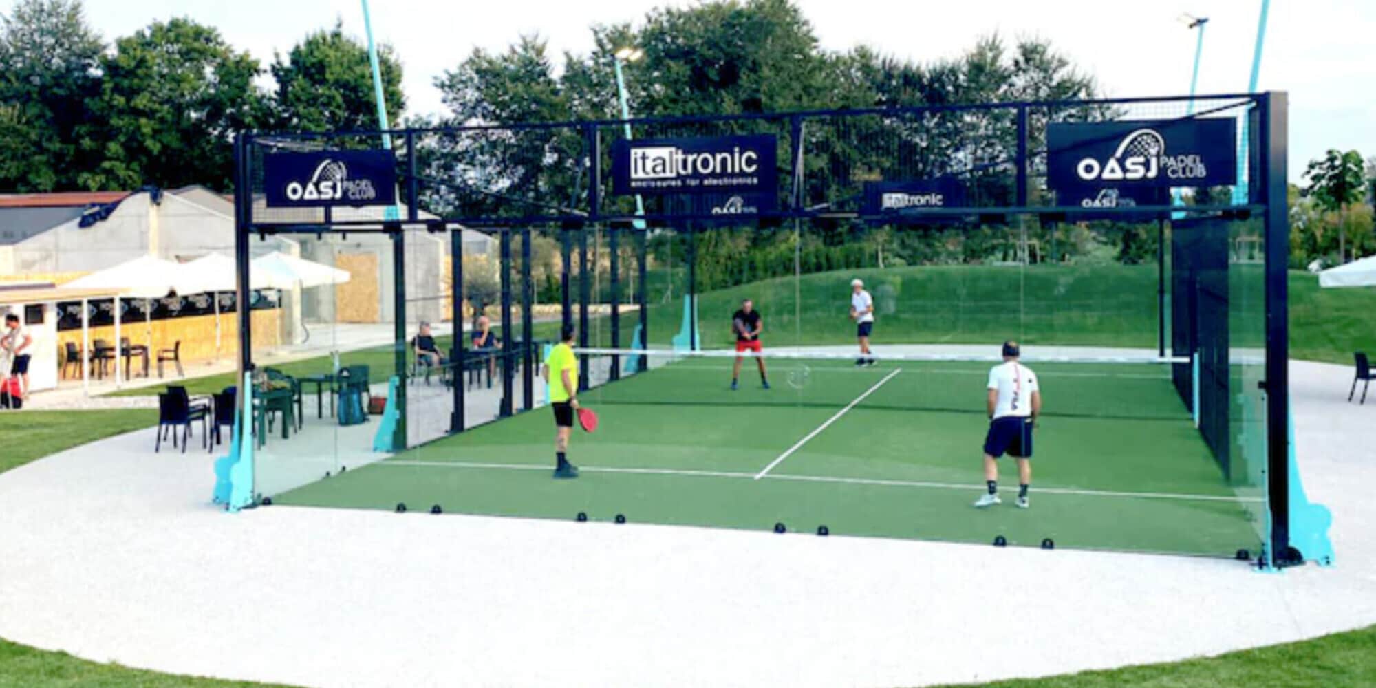 Jimmy Ghione: "La mia Oasj del padel a impatto zero"