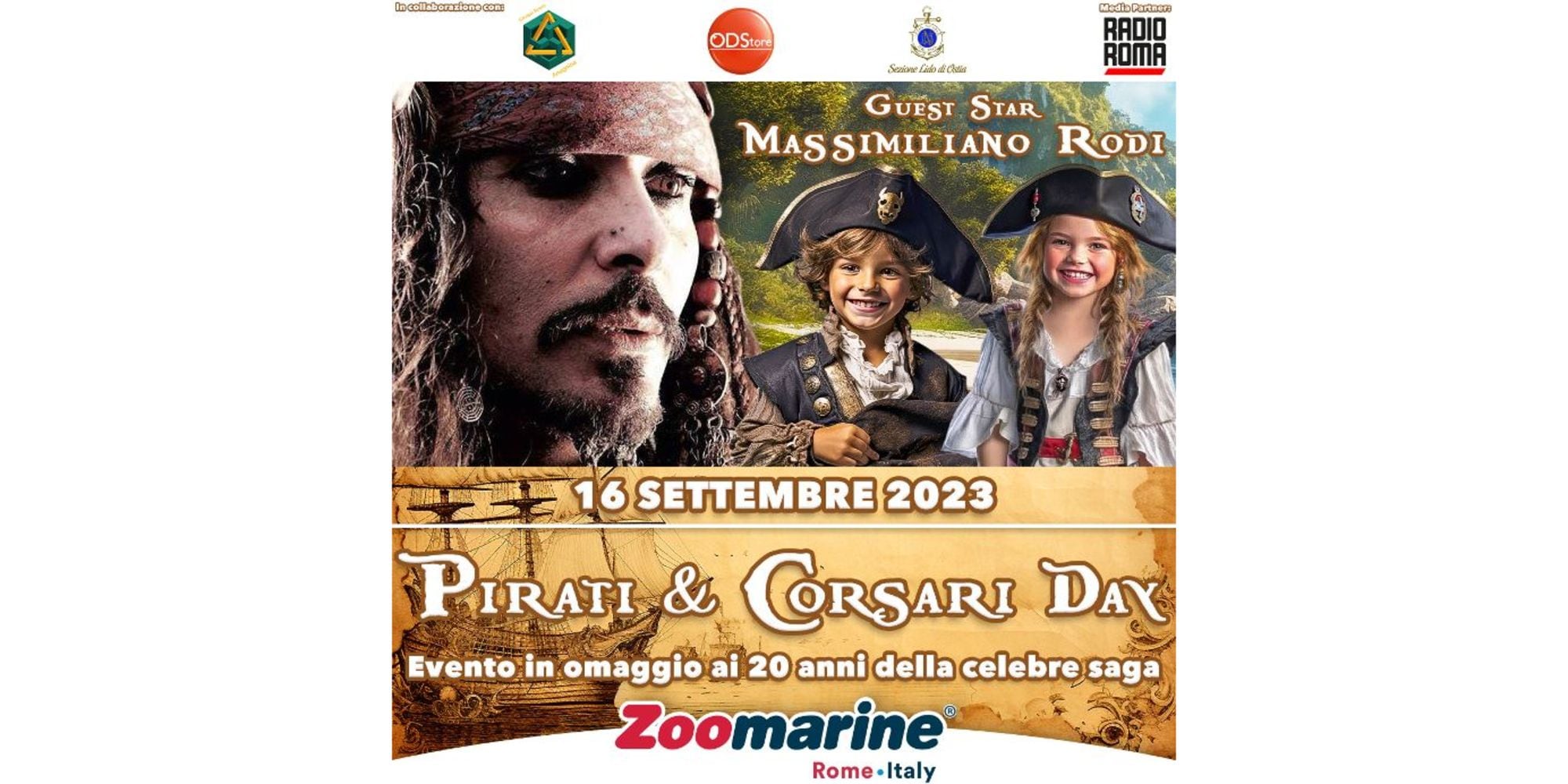 Pirati e Corsari Day per celebrare i 20 anni della saga Pirati dei Caraibi