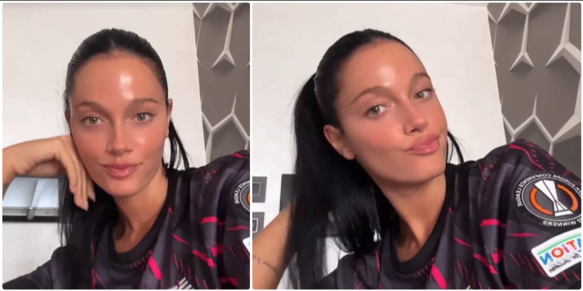 Oriana, storia con la maglia della Roma: i fan notano un suo nuovo ...