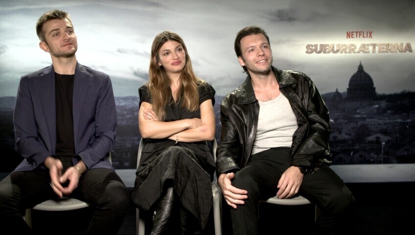 Suburraeterna, intervista a Carlotta Antonelli, Marlon Joubert e ...