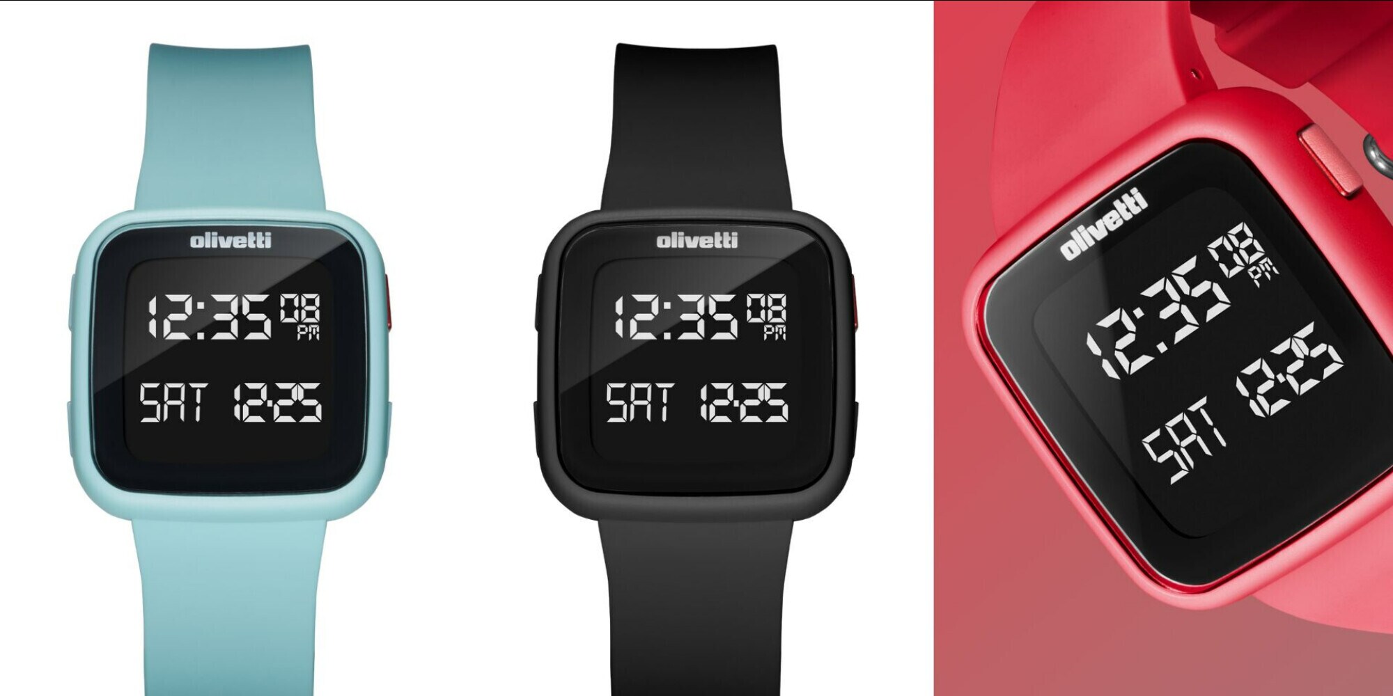 Olivetti by D1 Milano: l’esclusiva collezione di orologi digitali