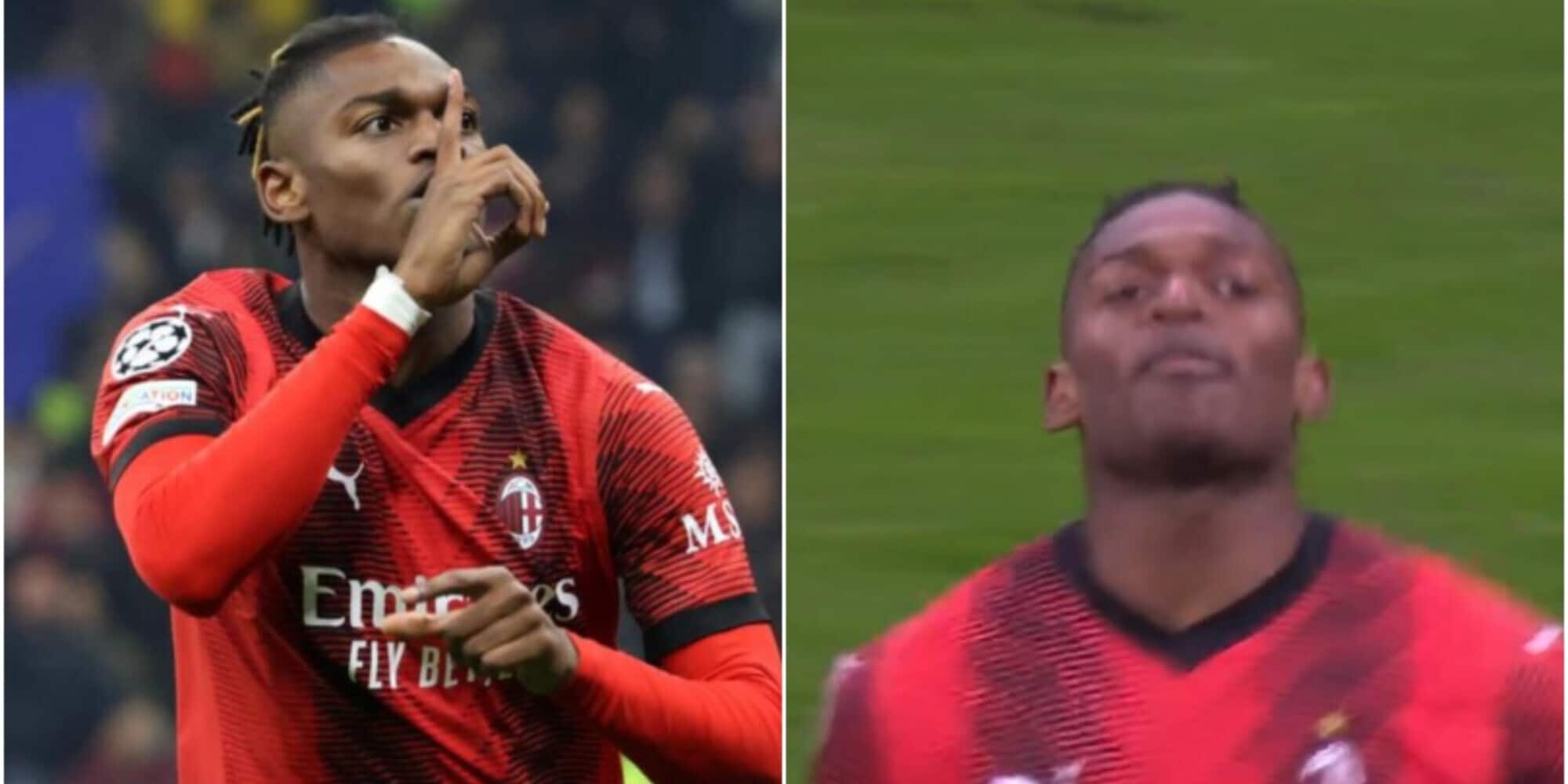 Leao e il gesto polemico verso i tifosi dopo il gol in rovesciata al Psg