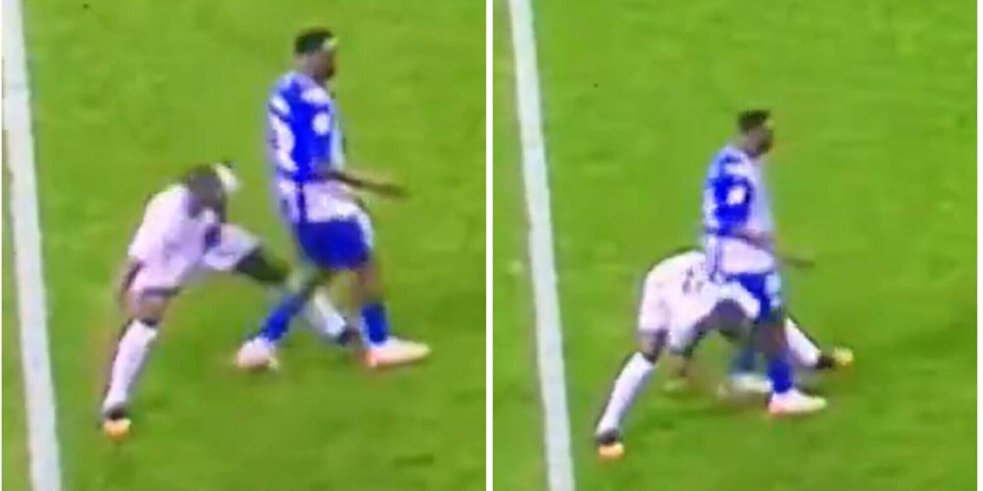 Rudiger s'inventa un nuovo modo di marcare l'avversario: il video è virale