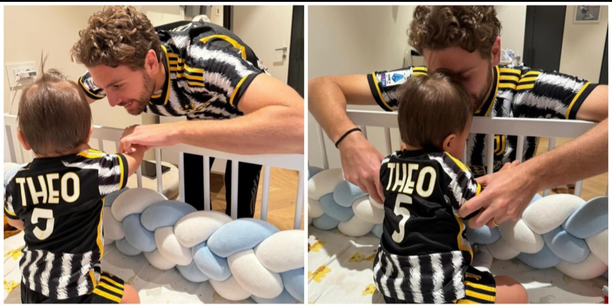 Locatelli, il piccolo Theo è della Juve! La foto che commuove i tifosi