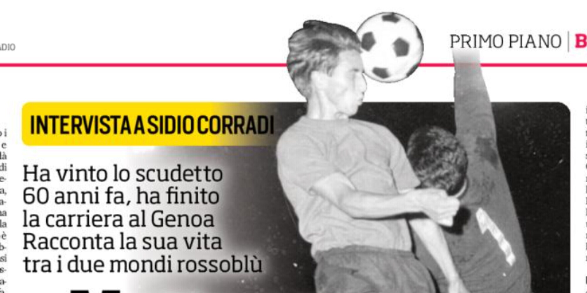 Sidio Corradi: “Motta come Bernardini: Bologna può sognare”