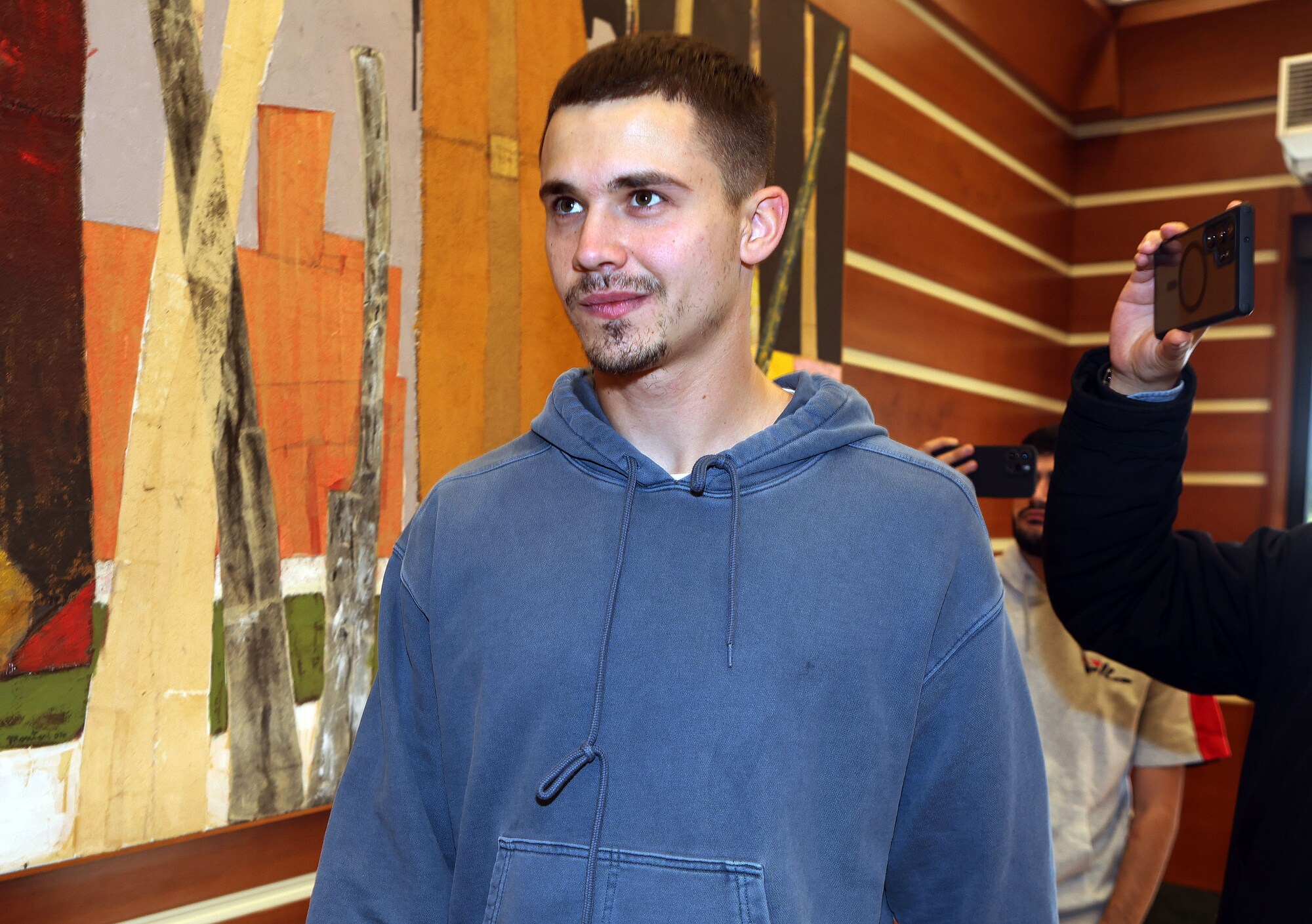 Napoli, Dendoncker a Villa Stuart per le visite mediche