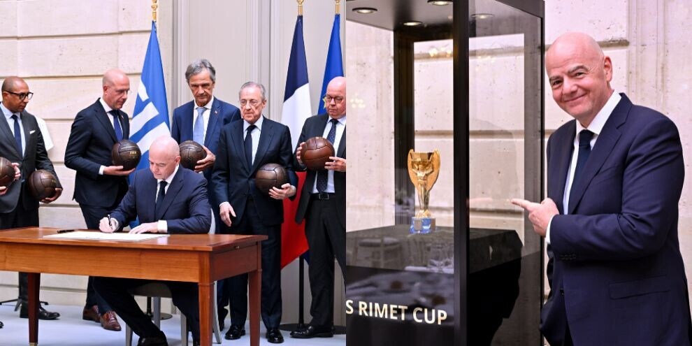 La Fifa festeggia 120 anni di storia: la Coppa Rimet e la maglia ...