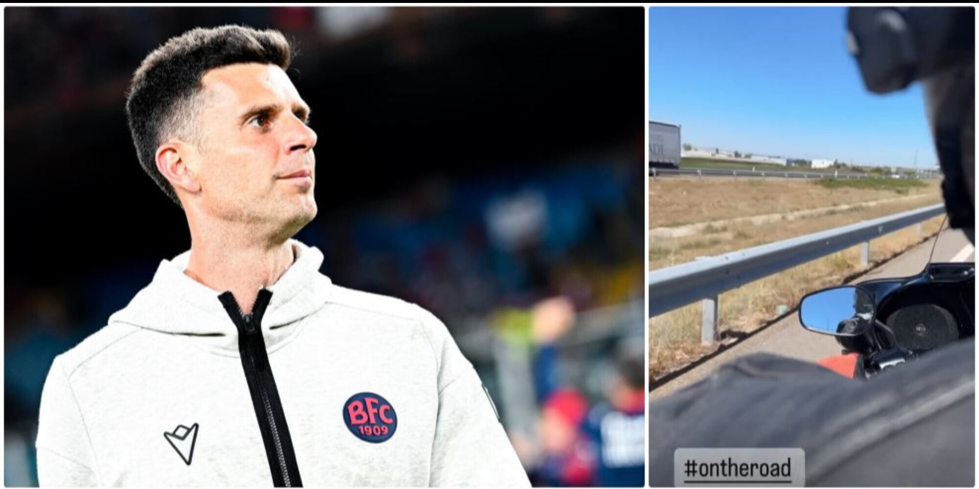 Clamoroso Thiago Motta: da Bologna a Barcellona in moto con la moglie