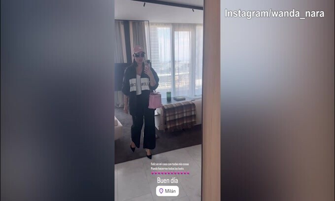 Wanda Nara è a Milano: "Felice di essere..."