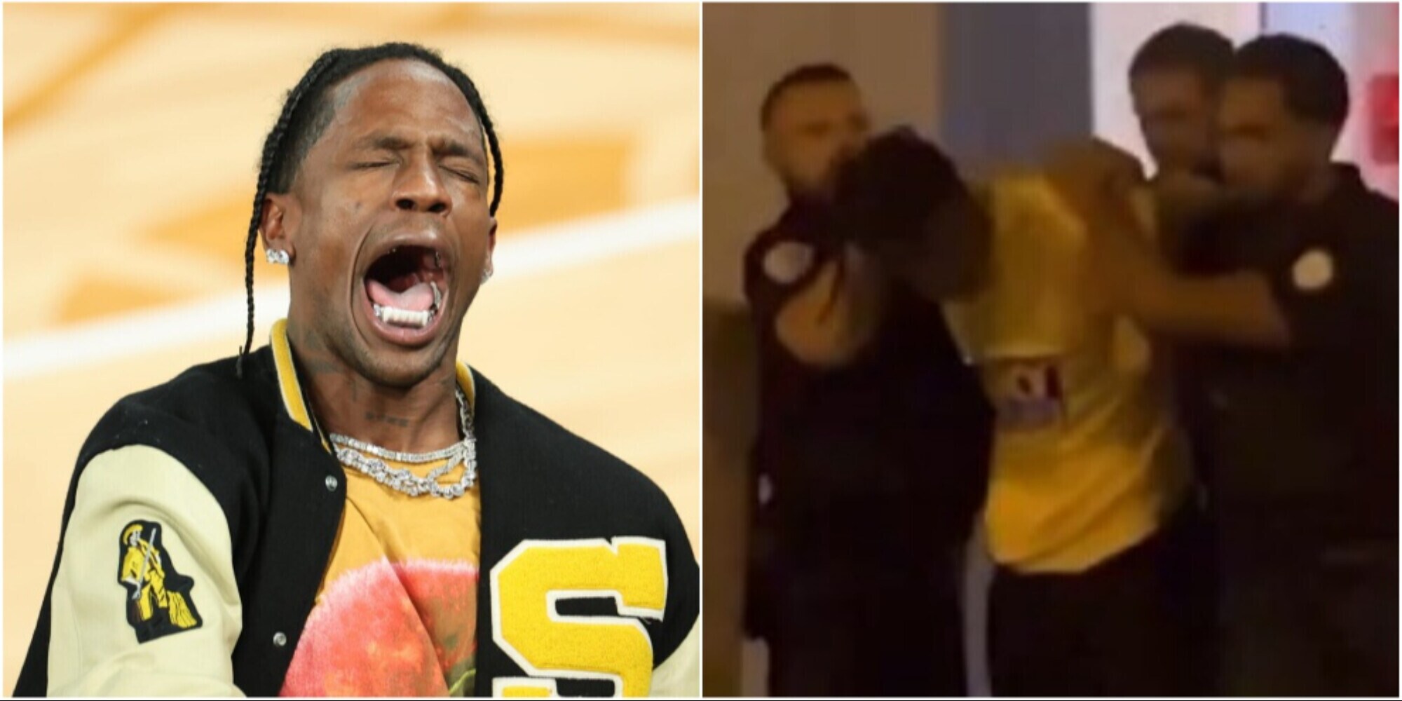 Travis Scott, rissa a Parigi: la polizia lo ferma con la maglia di un ...