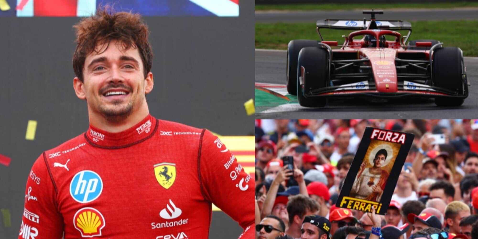 Leclerc vince a Monza: festa Ferrari al Gp d'Italia: rivivi il LIVE