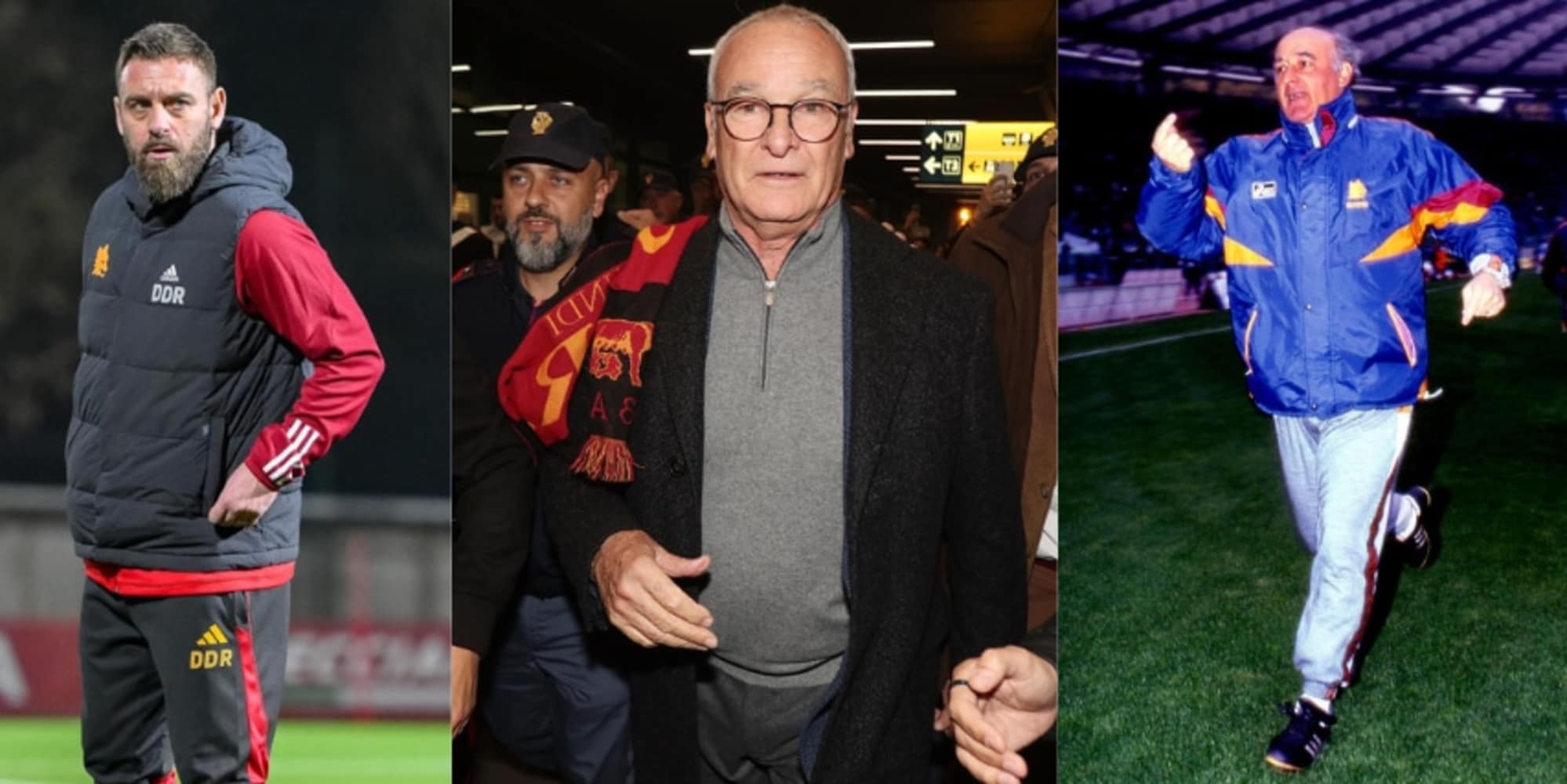Da De Rossi a Ranieri e Mazzone: tutti i giocatori della Roma diventati ...
