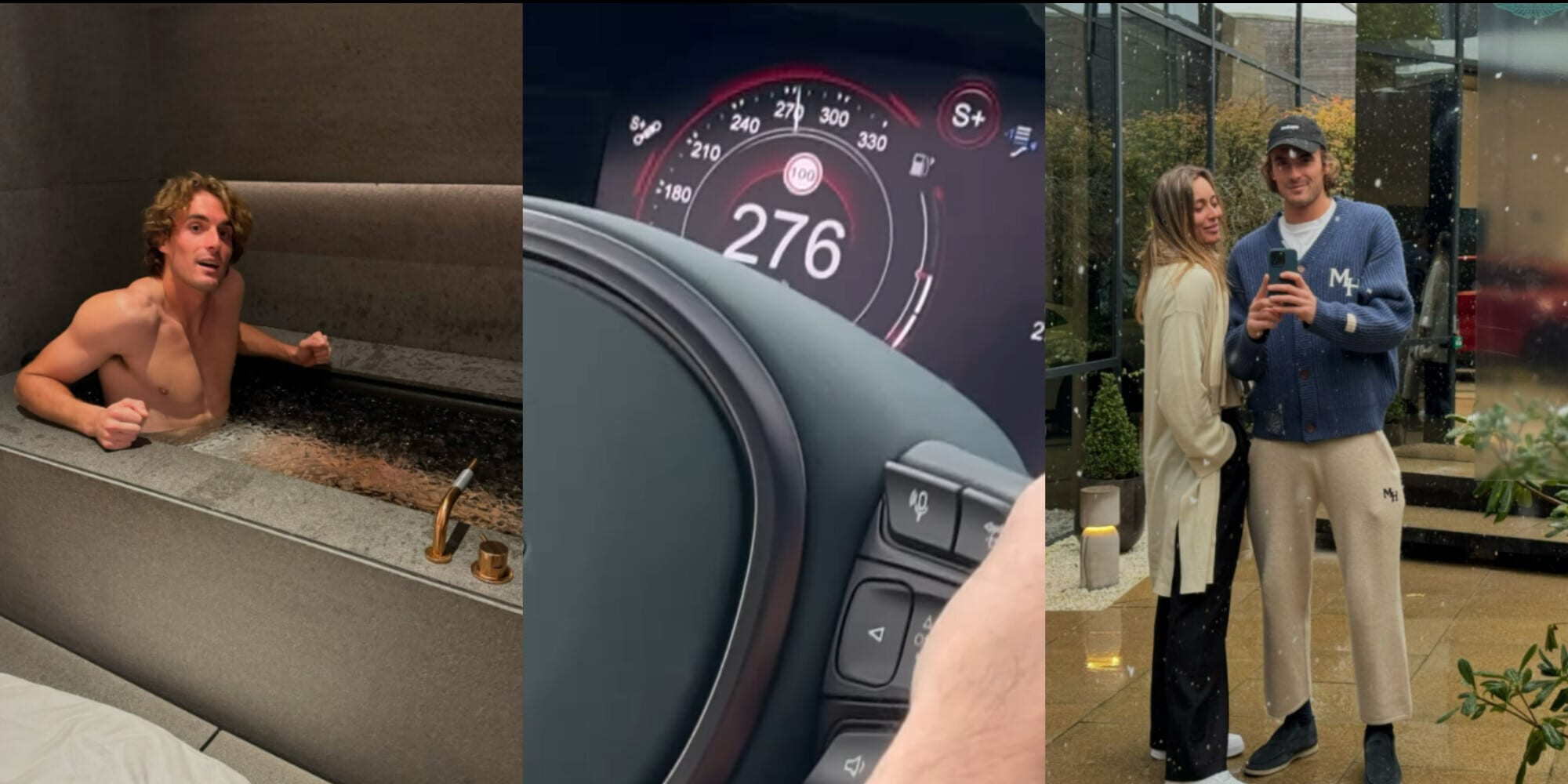 Tsitsipas preoccupa: messaggio criptico e video con l’Aston Martin a ...