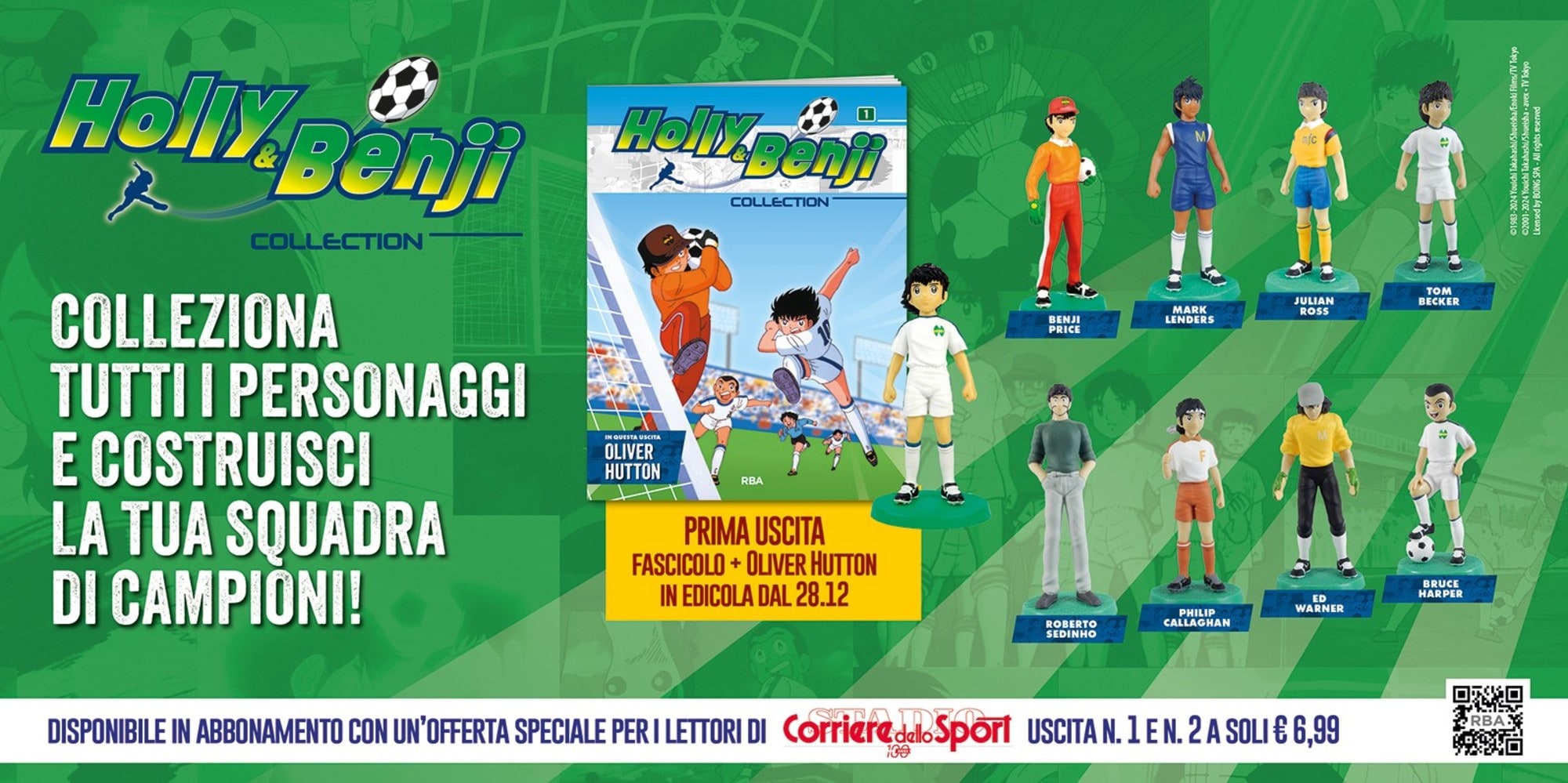 "Holly & Benji Collection", la prima uscita con Oliver Hutton è in edicola!