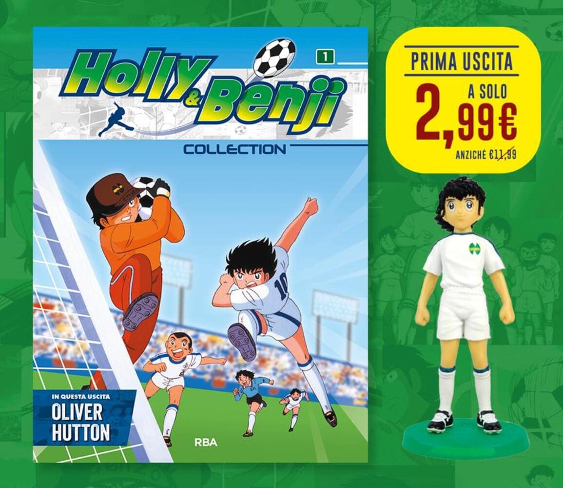 "Holly & Benji Collection", la prima uscita con Oliver Hutton è in edicola!