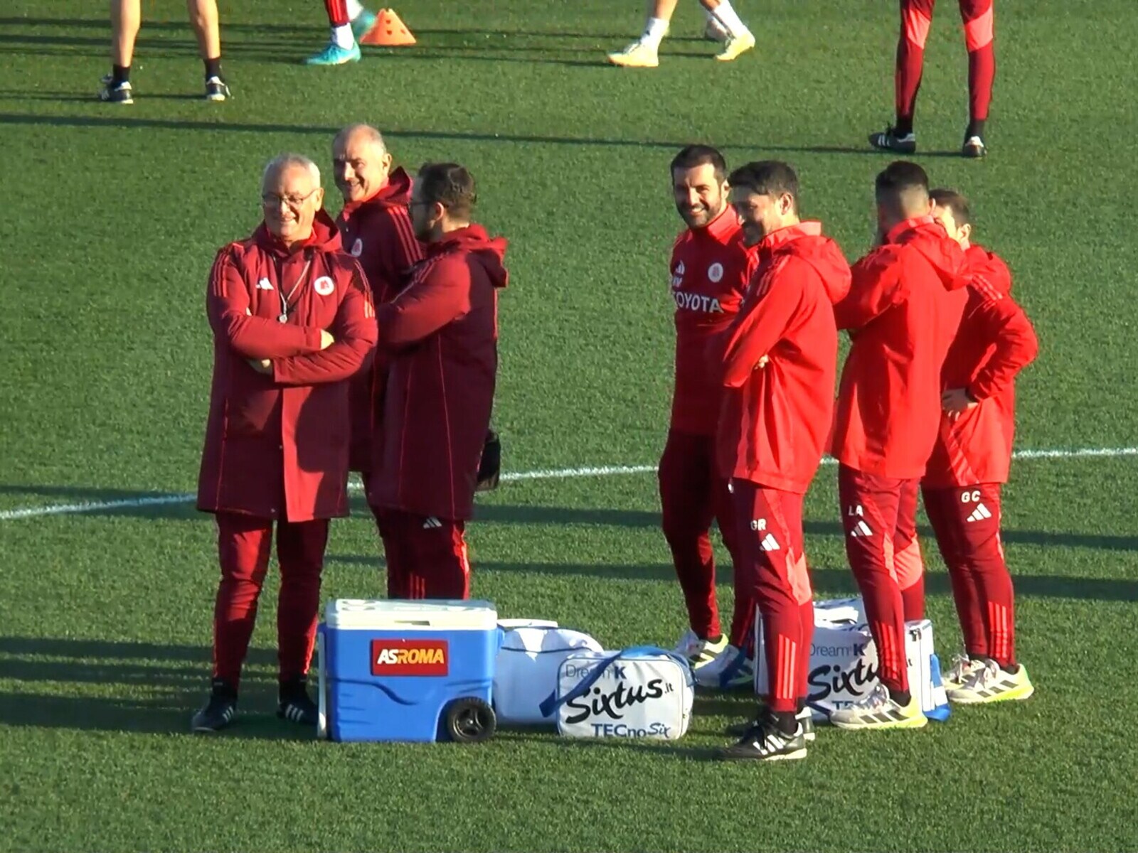 Allenamento Roma, ancora out Cristante