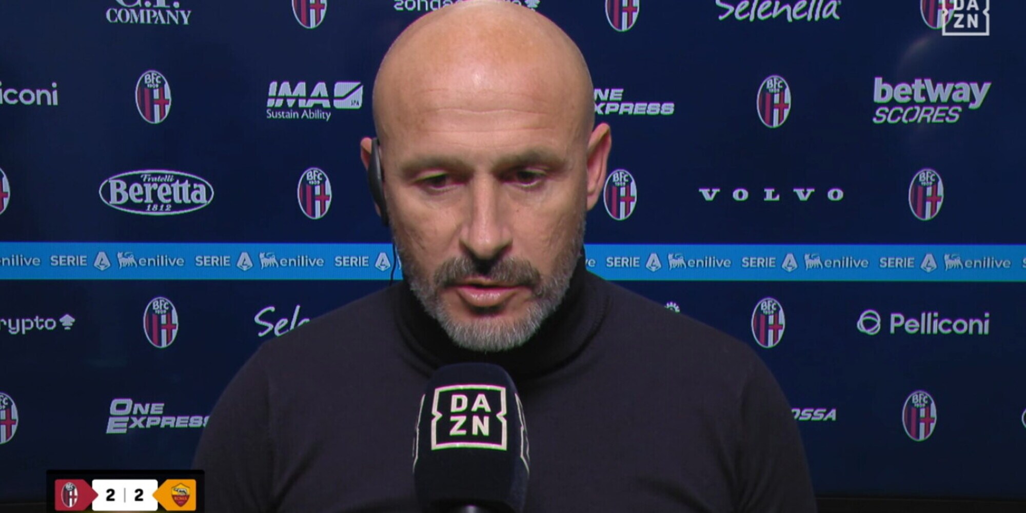 Bologna-Roma, Italiano non ci sta: "Quei due palloni nei minuti di ...