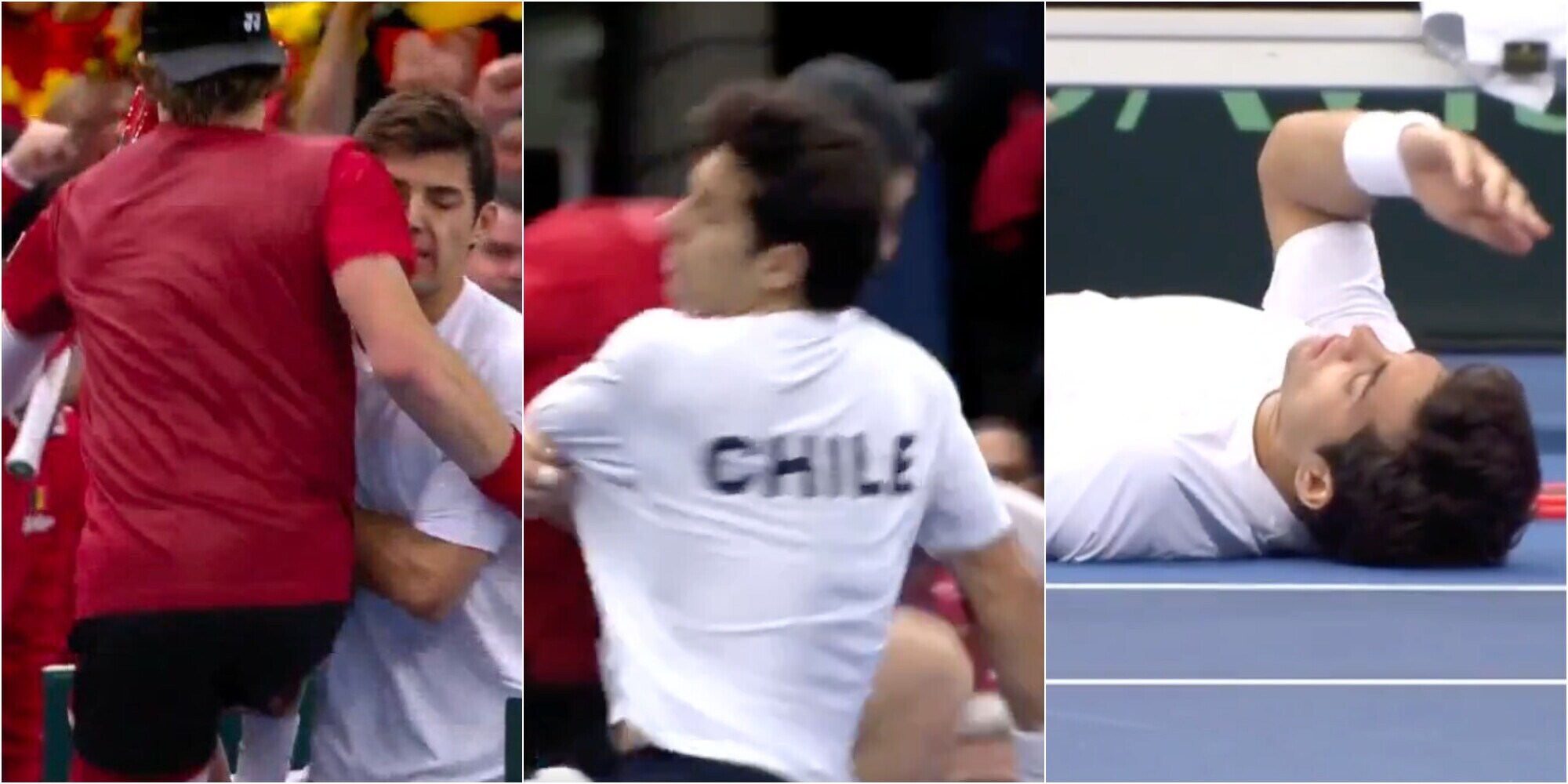 Coppa Davis, clamoroso in Belgio-Cile: Bergs colpisce Garin al volto, ed è bufera! Partita ...