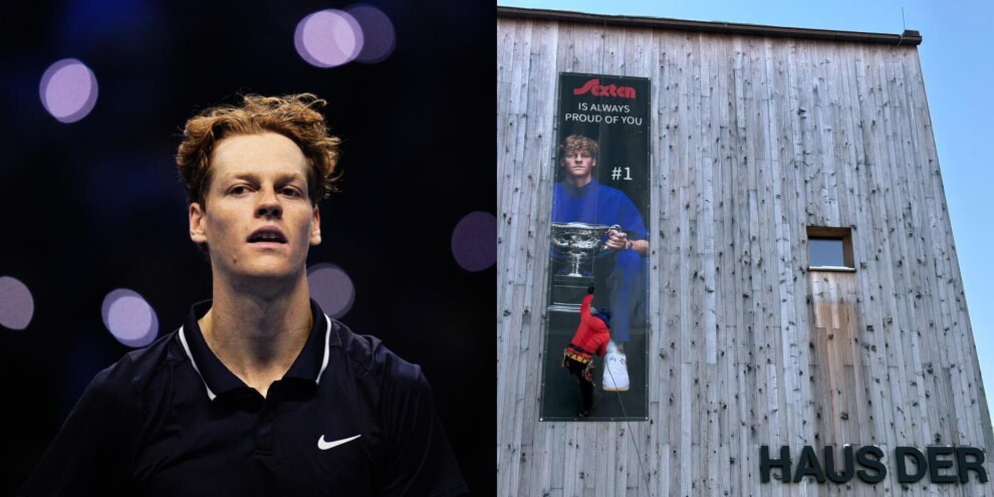 Sinner, quello striscione esposto a Sesto che dice tutto