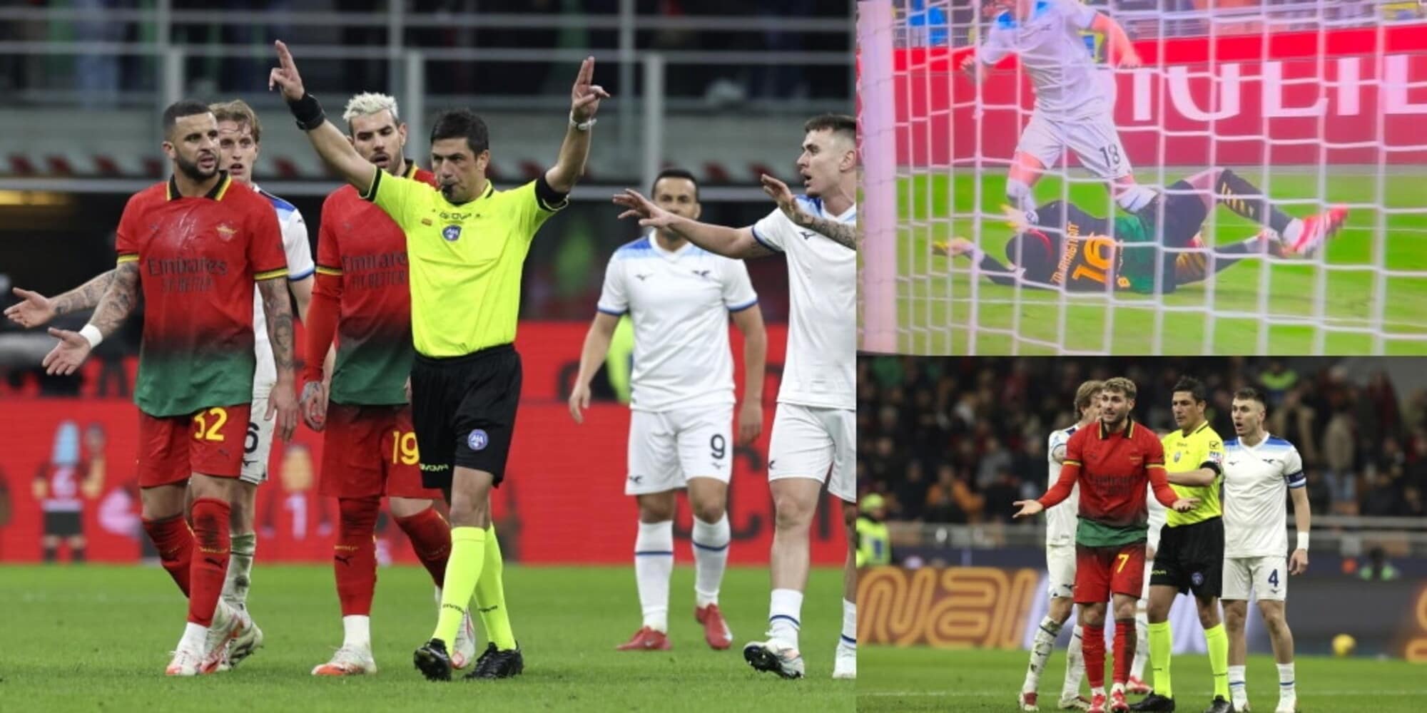 Moviola Milan-Lazio, Manganiello non vede il rigore. Gimenez graziato