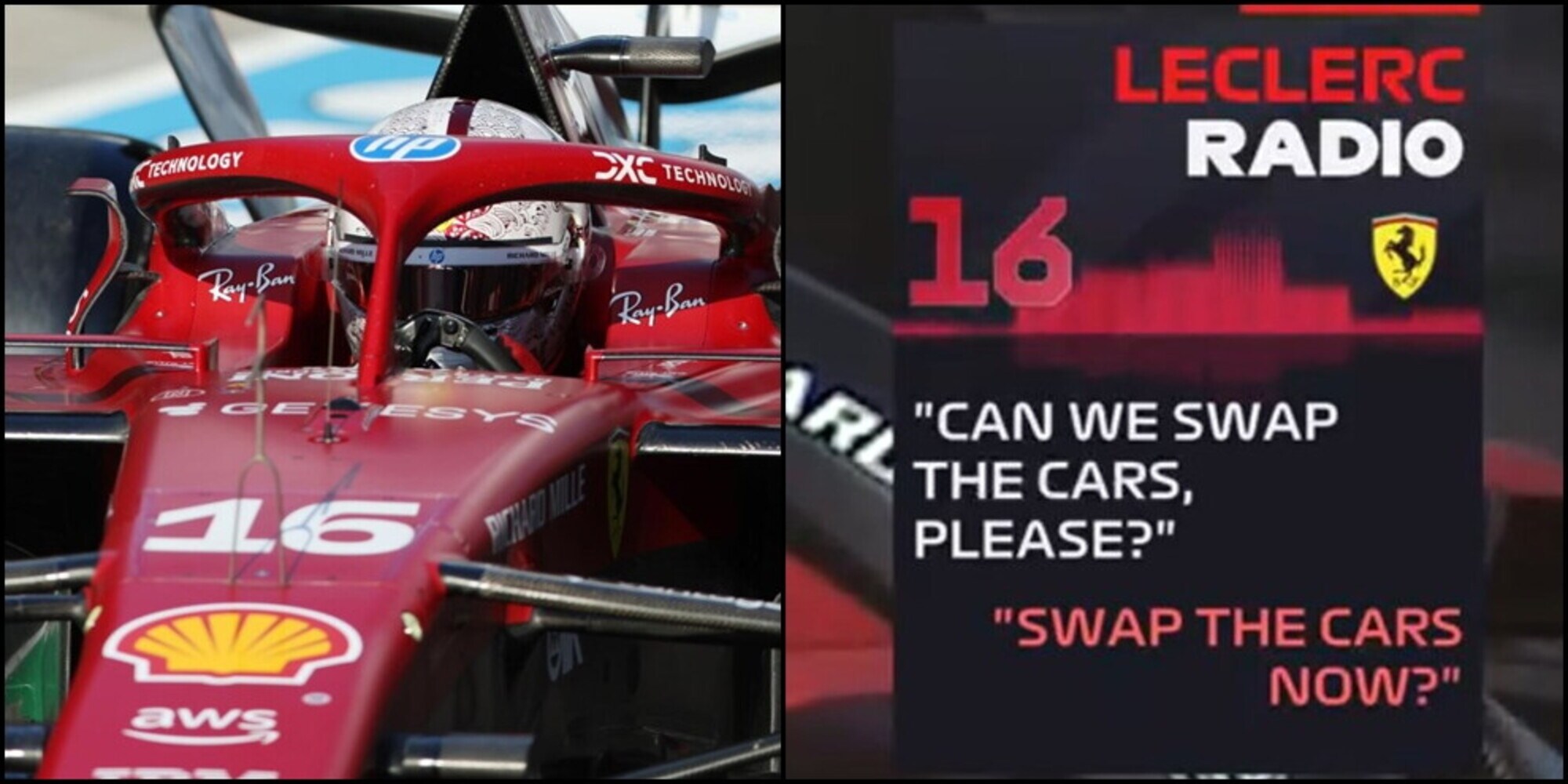 Leclerc a rischio penalità dopo il team radio Ferrari per Hamilton ...