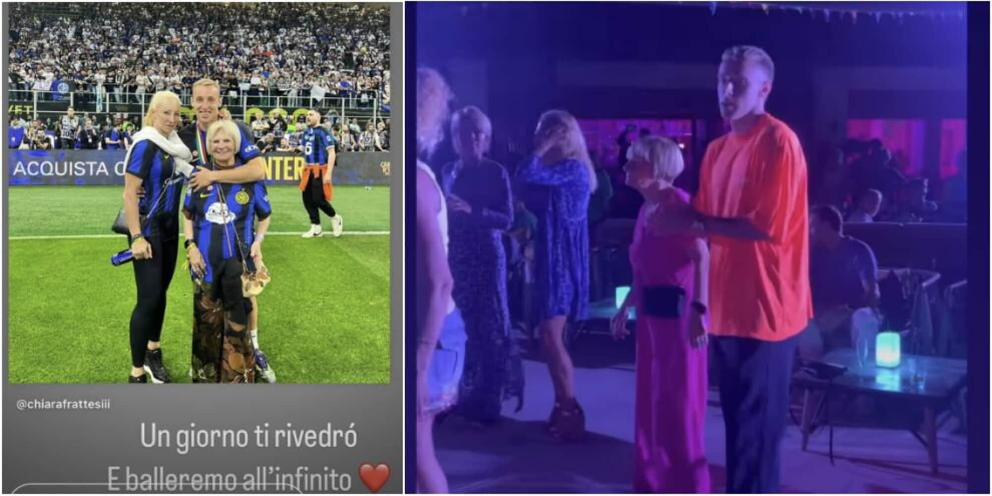 Frattesi e la sorella Chiara, i post da brividi per la morte della nonna