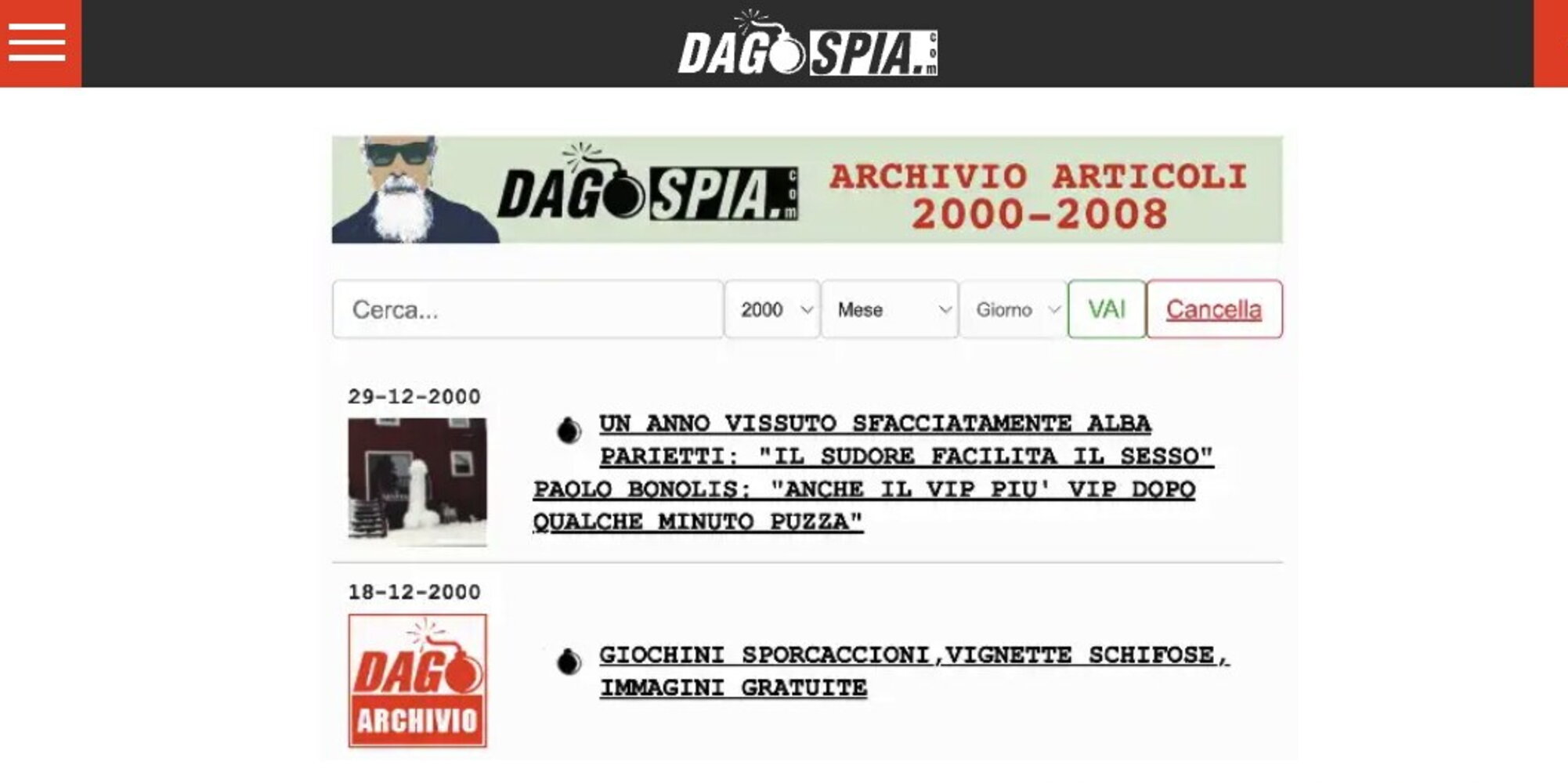 Dagospia compie 25 anni: il sito di Roberto D’Agostino che ha smaliziato il web