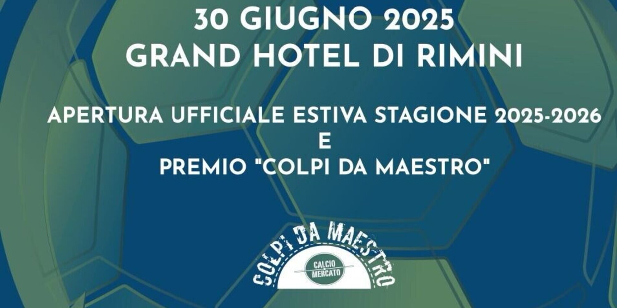 Il calciomercato parte da Rimini: oggi la cerimonia d'apertura