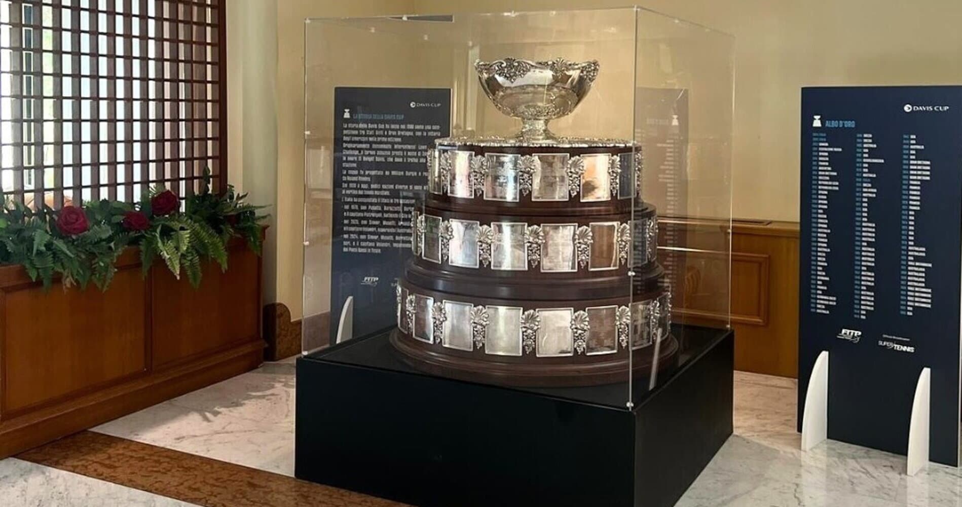 La Coppa Davis arriva a Fiuggi: ecco dov'è esposta