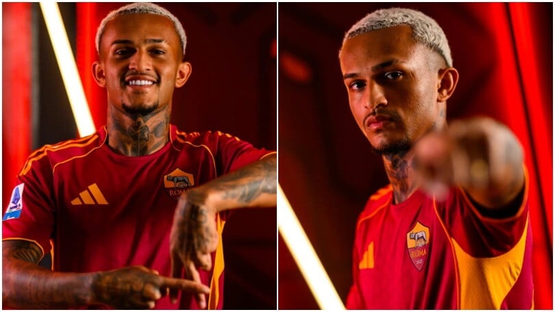 Wesley in posa con la maglia della Roma: ecco le prime foto