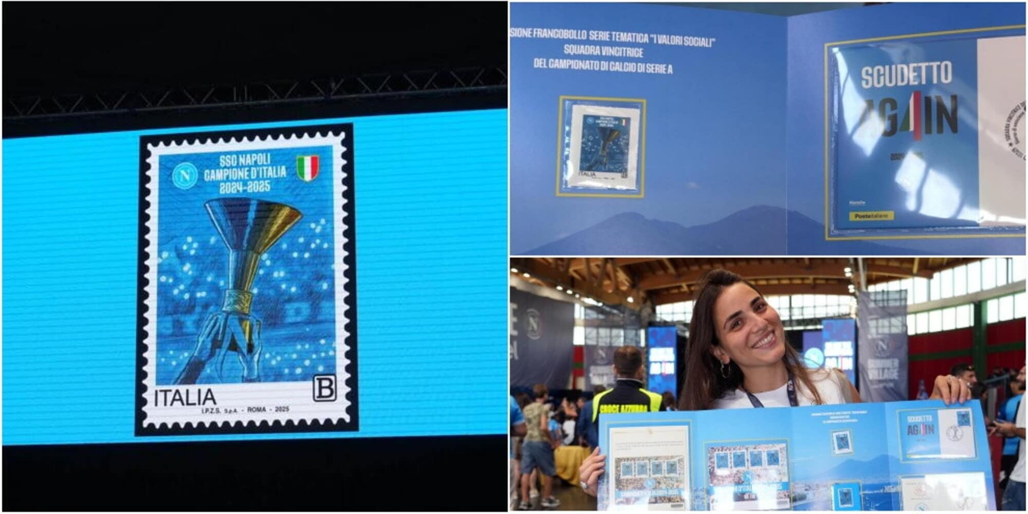 Napoli, ecco il francobollo celebrativo del quarto scudetto: "Simbolo ...