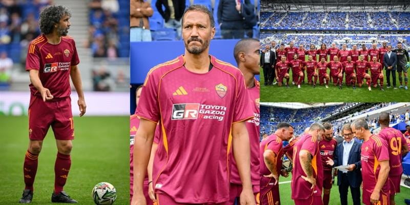 Da Tommasi a Candela: che spettacolo tra Roma ed Everton Legends