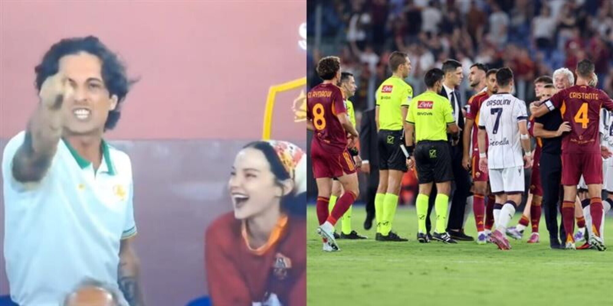 Cosa ha detto Damiano David alla fine di Roma-Bologna: svelata la frase ...