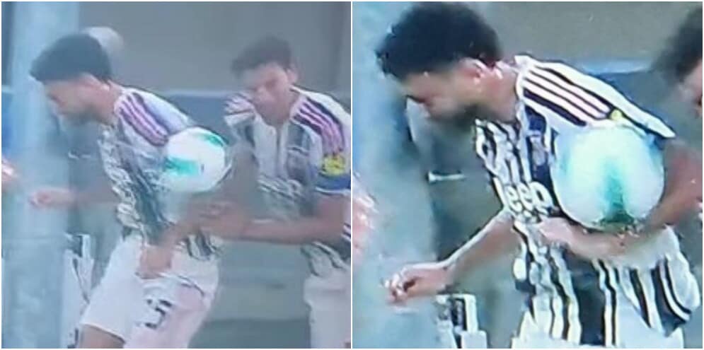 Bufera Verona-Juve, il tocco di mano di Joao Mario in area: la ...