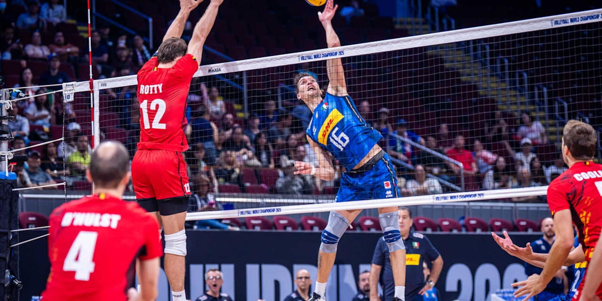Mondiali Maschili: l'Italia in semifinale, il Belgio si arrende in tre set