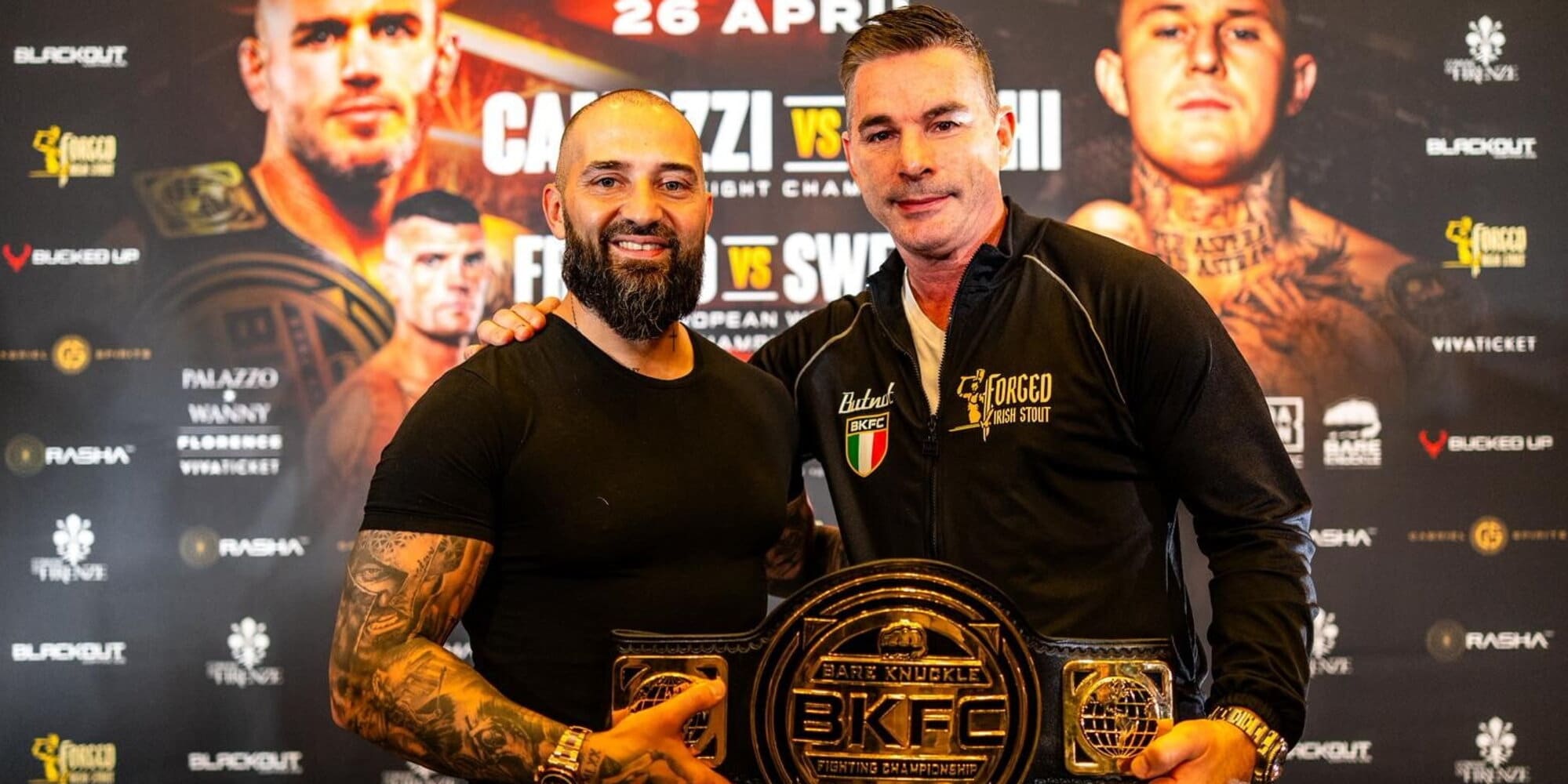 BKFC 83 a Roma il 25 ottobre: Camozzi vs Sakara è la sfida che l’Italia aspettava. Info e biglietti