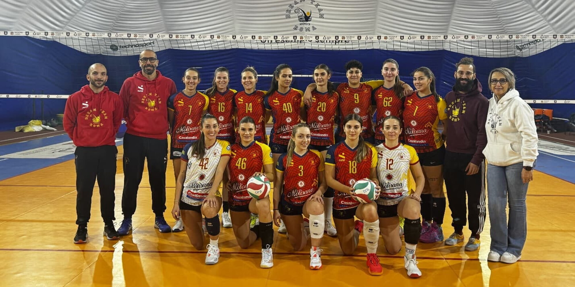 Dream Team Roma, squadra di pallavolo femminile che fa la serie C con ...