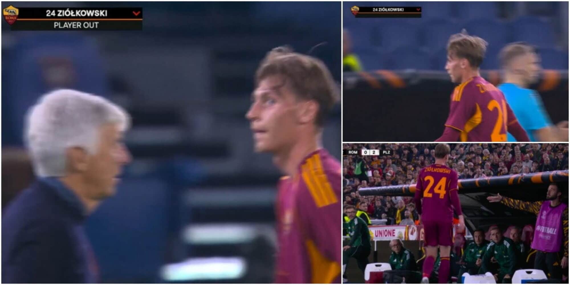 Ziolkowski flop, Gasperini lo toglie dopo mezz'ora: il difensore ...