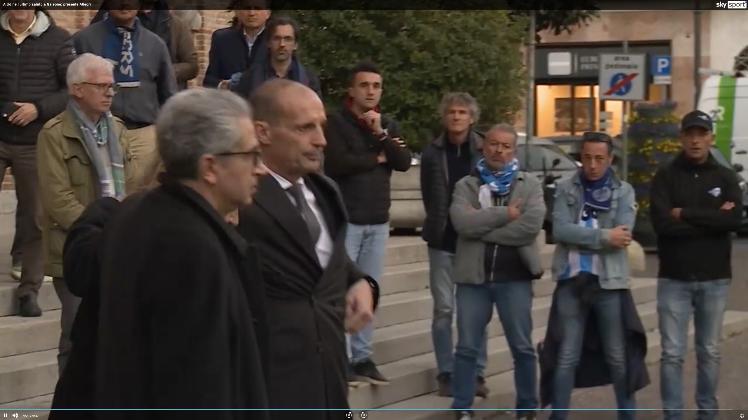 Funerali Giovanni Galeone, Allegri in lacrime insieme a Galliani ed Eddy Reja: chi c'era per l ...