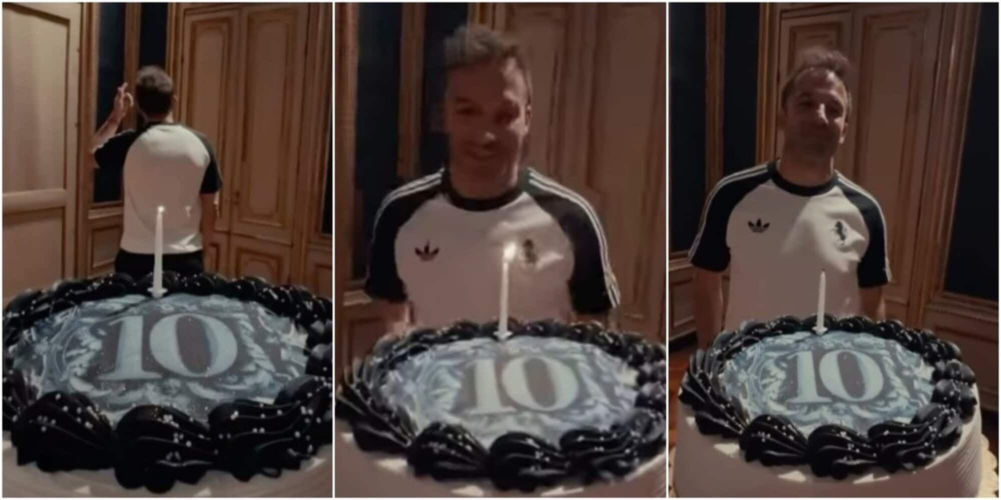 Del Piero festeggia 51 anni: la torta della Juve e il compleanno tutto ...
