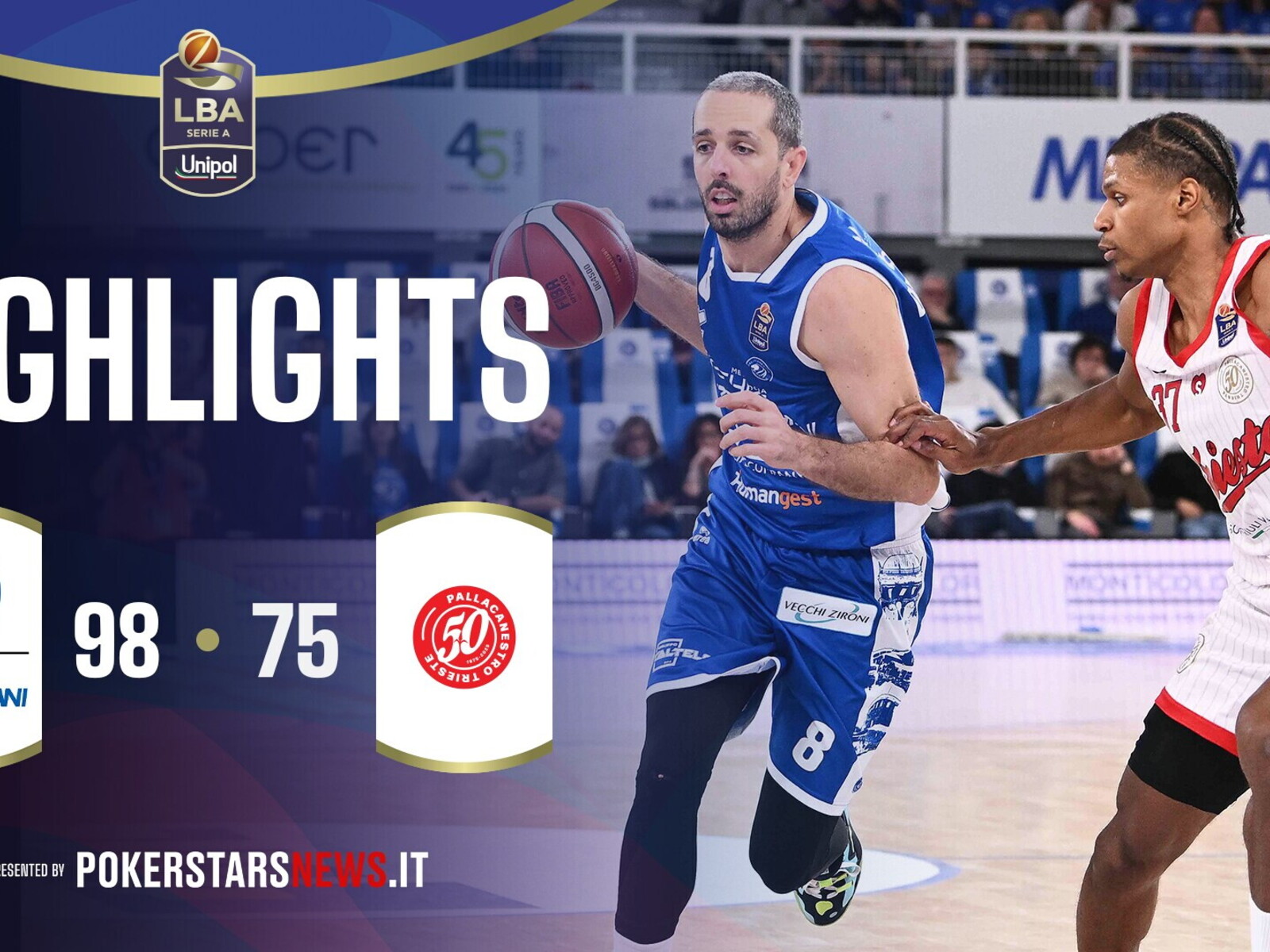 Germani Brescia - Pallacanestro Trieste | PokerstarsNews Highlights ...
