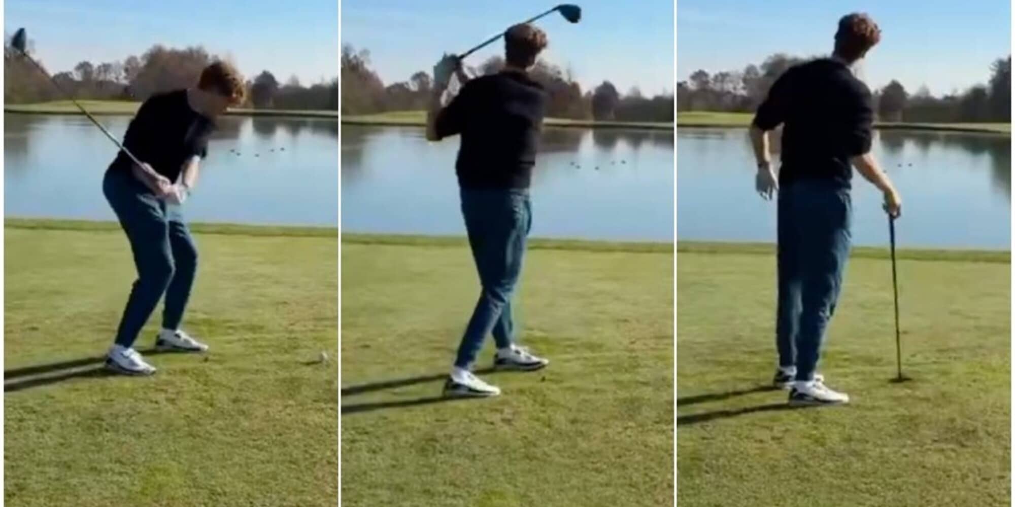 Sinner comincia le vacanze dopo il trionfo alle Finals: gioca a golf in ...