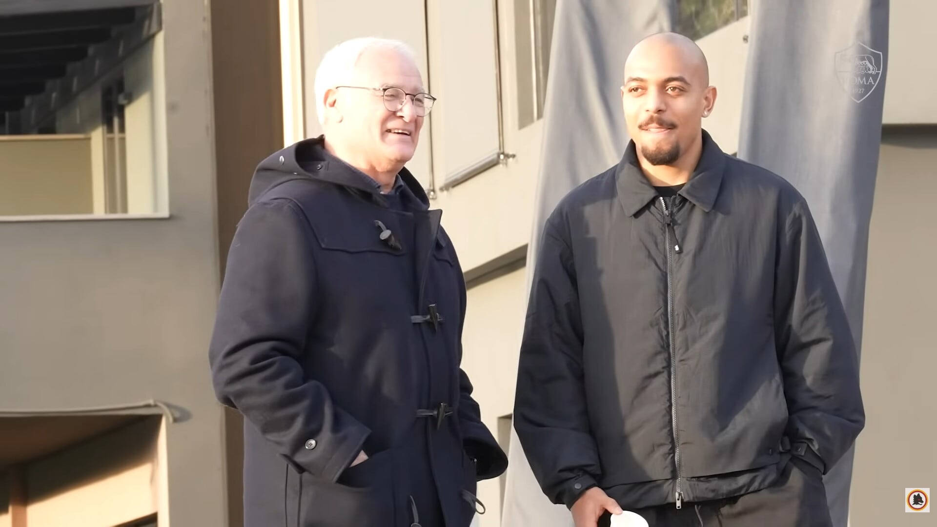 Malen alla Roma, le immagini del saluto a Trigoria con Ranieri e i suoi ...